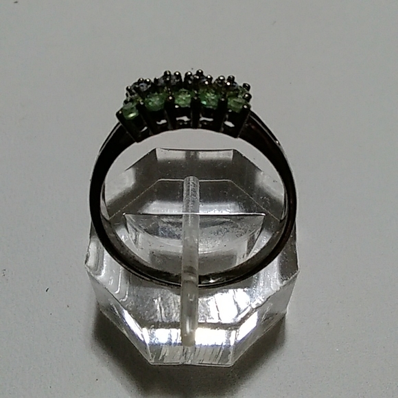 Jewelry | Rare Demantoid Garnet And White Zircon Ring Certificate Of ...